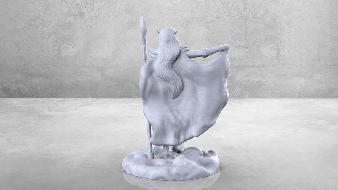 Elf Sorceress Miniature | Elven Sorceress Miniature | Heroic Character ...