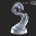 Wind Mage Miniature Set | Wind Sorceress Figure Pack | 2 Poses | Highly ...
