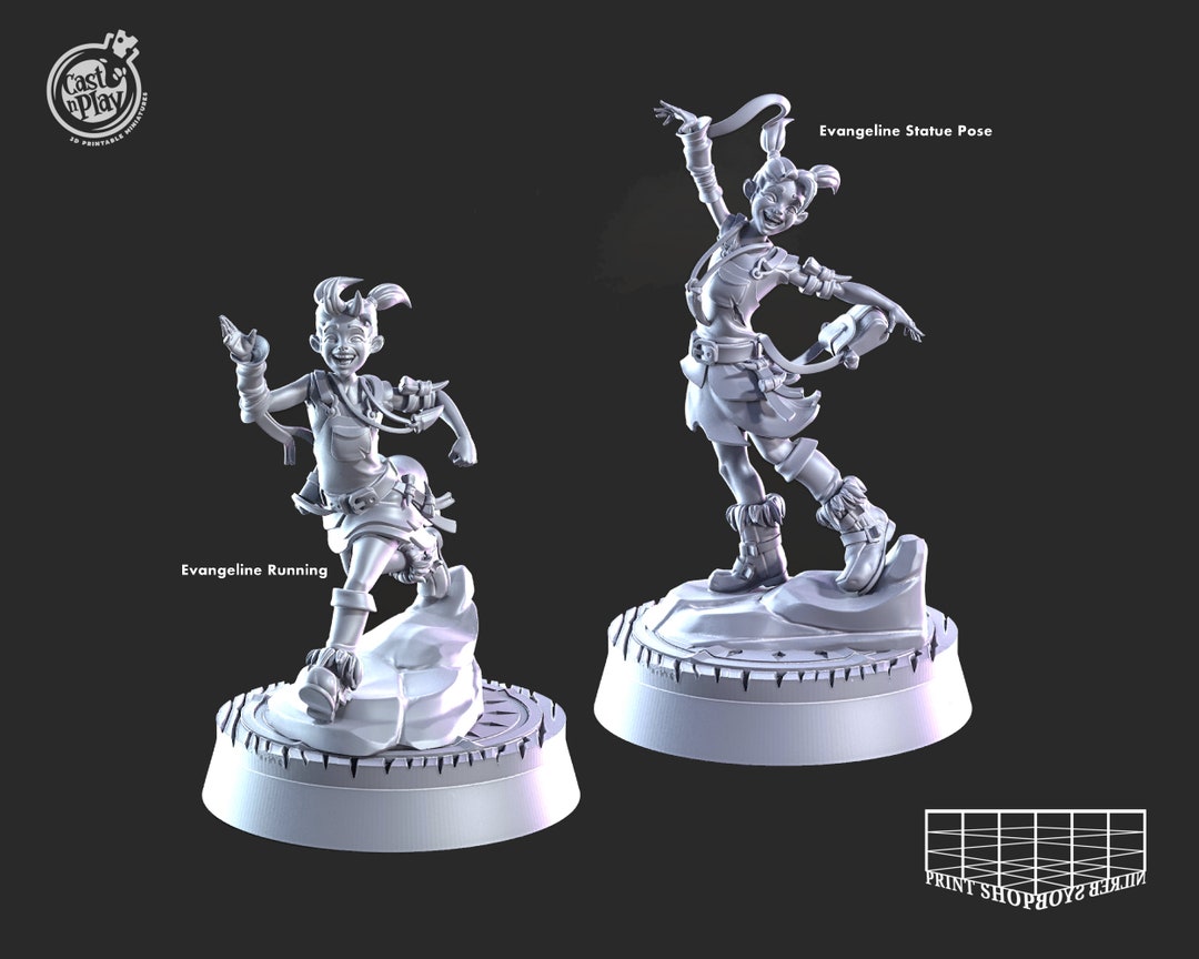 Young Heroine in Training Miniature Set | Happy Female Beast Charmer ...