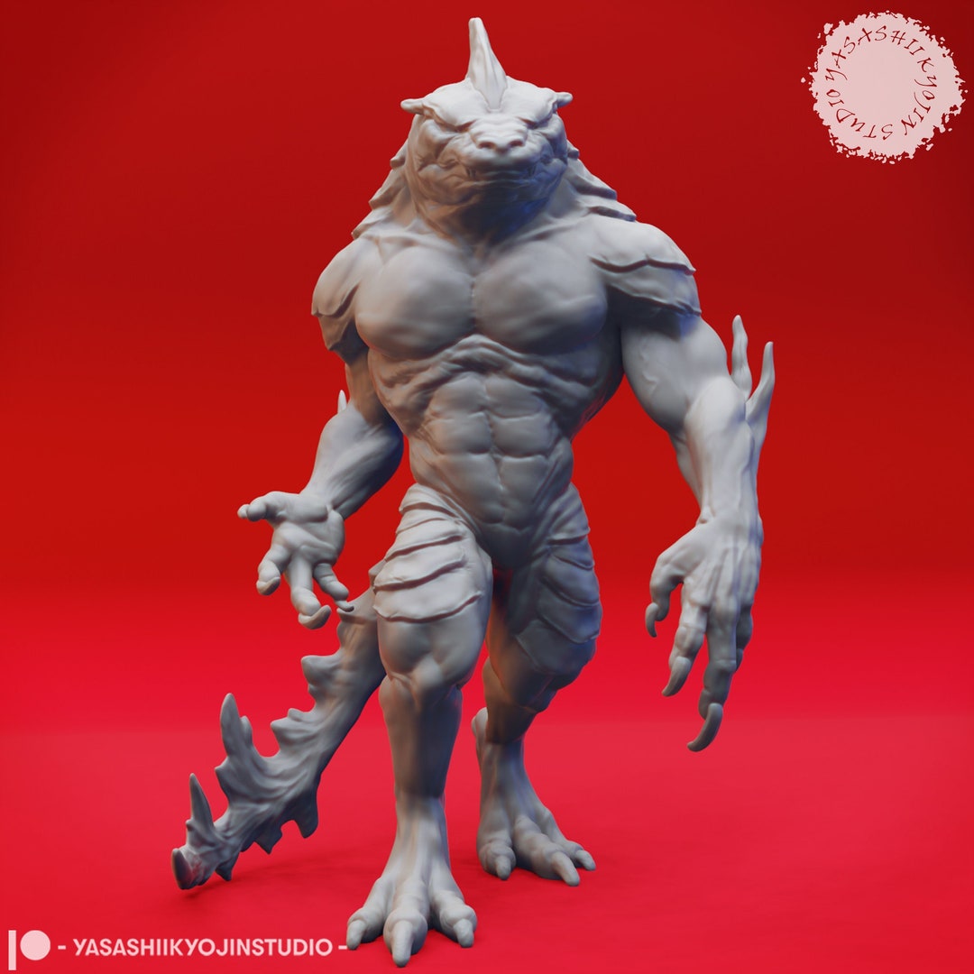 Troglodyte Miniature | Leading Troglodyte Miniature | for D&D 5e ...
