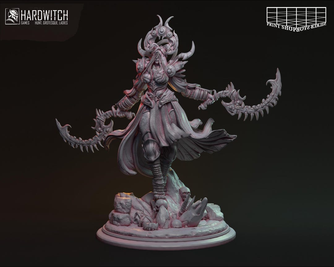 Elite Warrior of Darkness Miniature Female Underground Assassin Figure ...