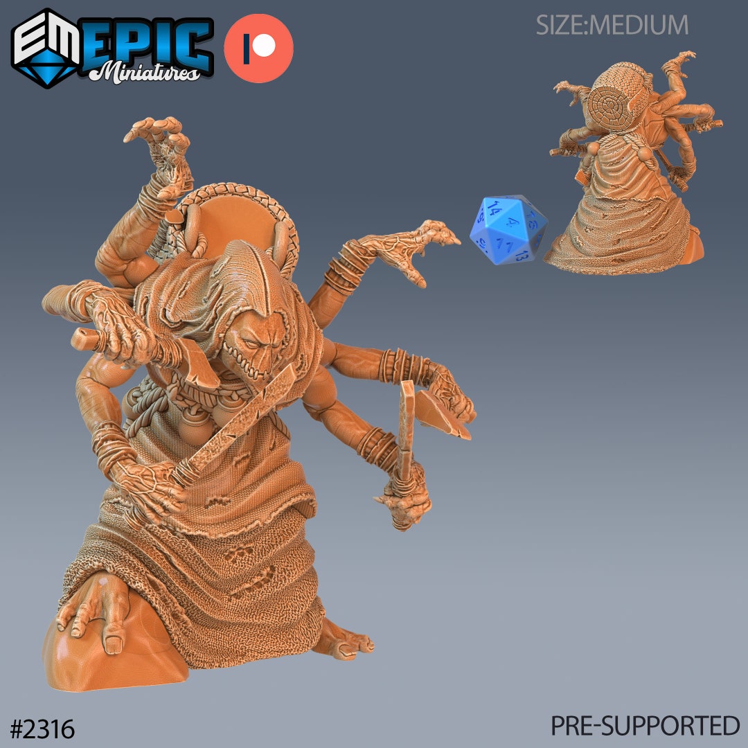 Night Vettel Miniature Night Hag Attack Miniature for D&D 5e ...