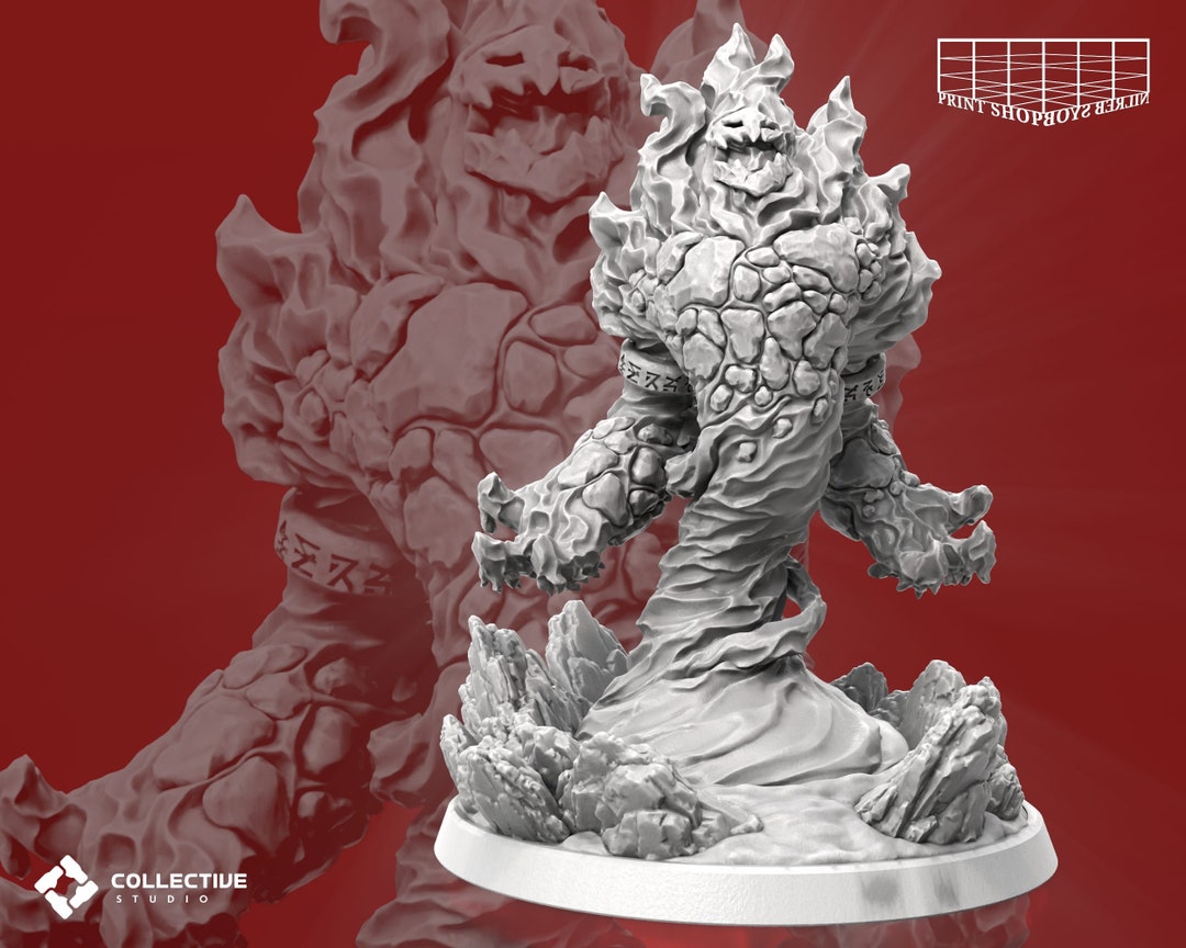 Fire Elemental Miniature | Fire Elemental Figure | Iconic Monsters ...