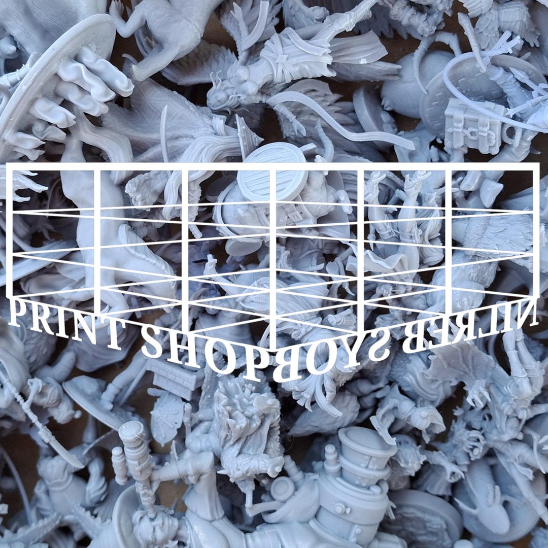 Misprint Mystery Box | Kitbashing Bits | Sculpting Material | 3D Resin ...