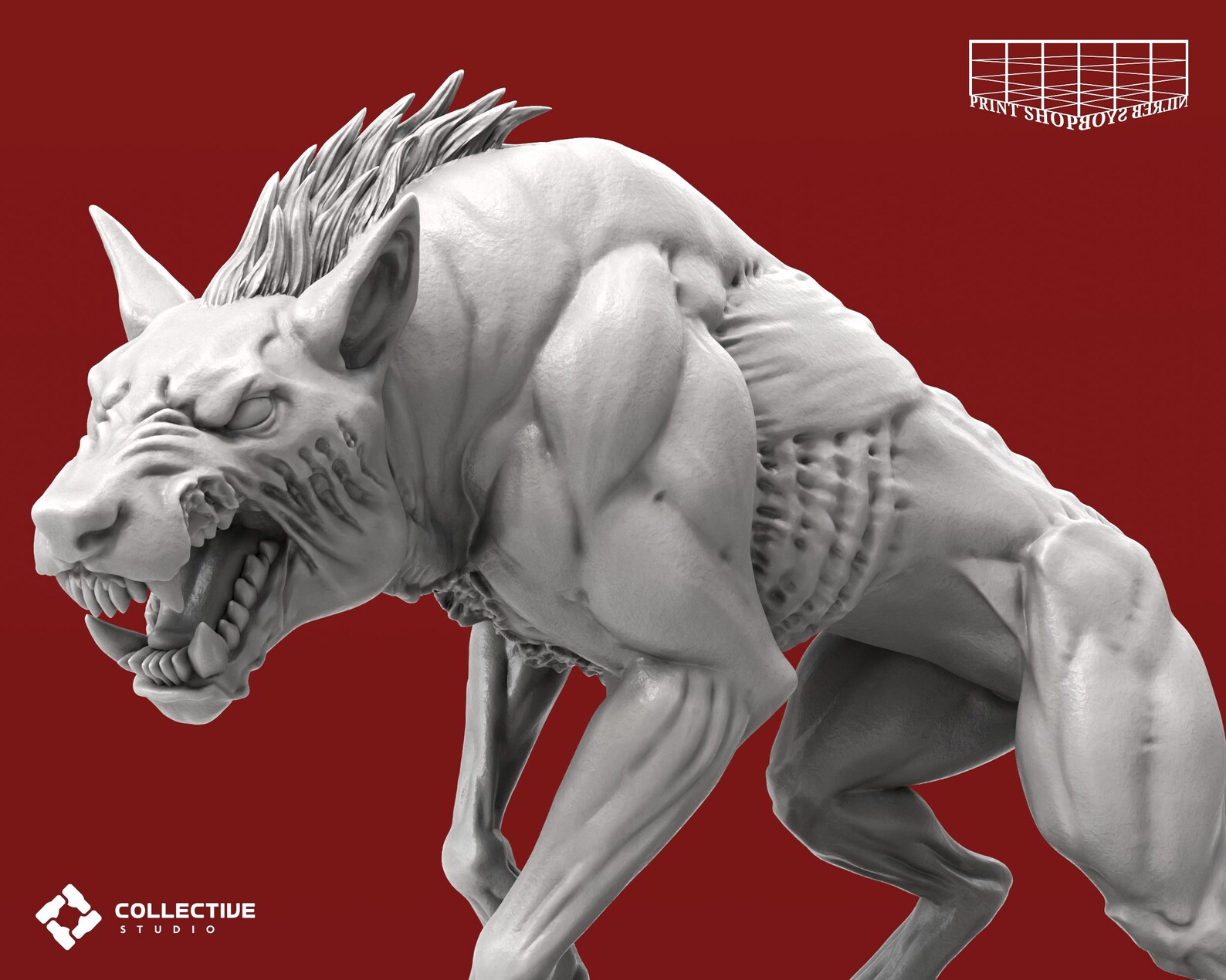 Hellhound Miniature | Hellhound Figure | Medium Monsters | Underworld ...