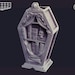 Bookshelf Miniature | Bookcase With Skull Candle Figure | Castle ...