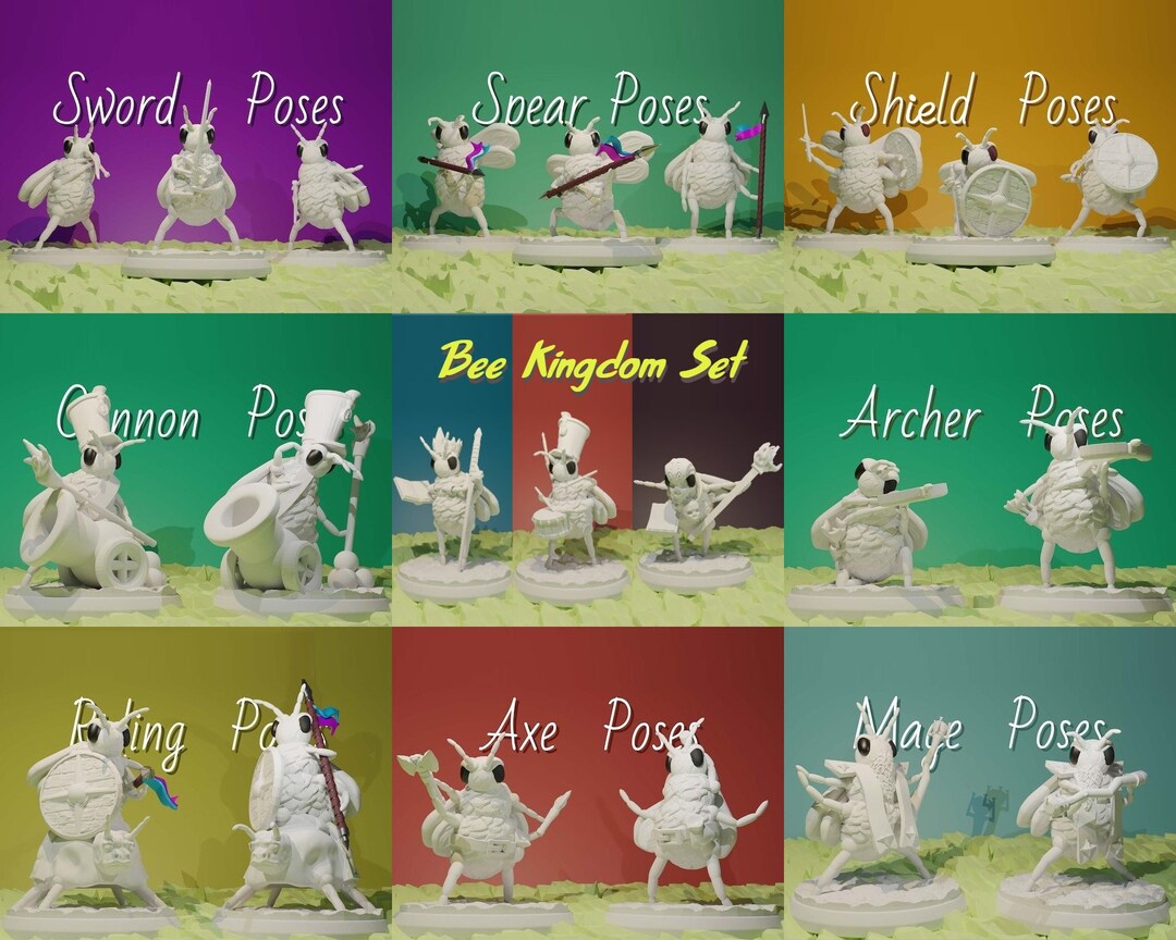 Bee Colony Kingdom Mega Set Beehive Kingdom Miniatures Pack Animal ...