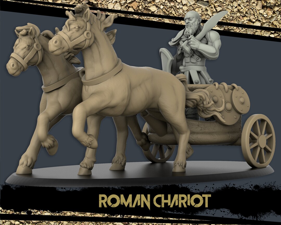 Chariot Miniature Roman Chariot Glorious Gladiators Tabletop Rpgs Like ...