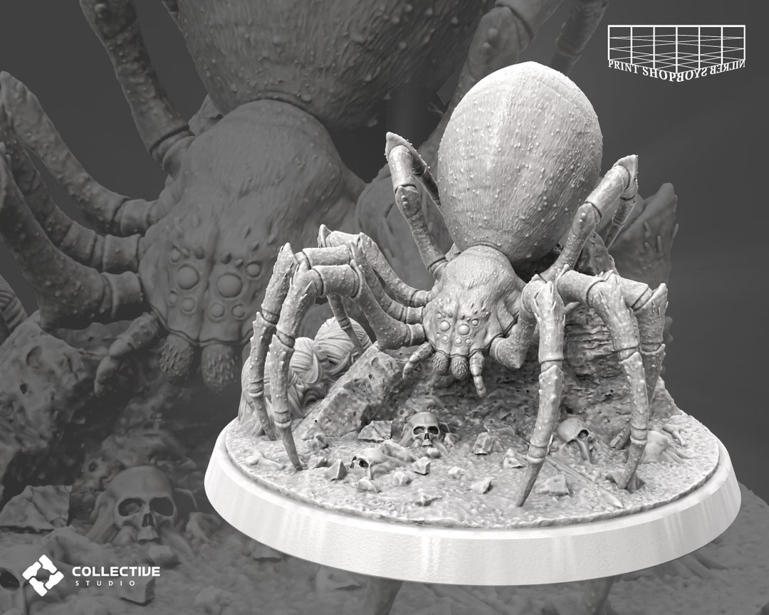 Giant Spider Miniature Giant Spider Figure Monsters Boss Encounter for ...