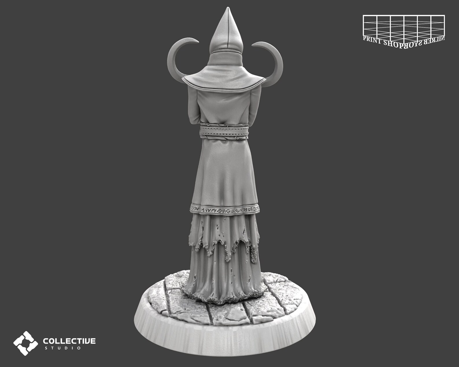Shadow Cultist Miniature | Arzan Cultist With Skull Mask Figure | Npcs ...