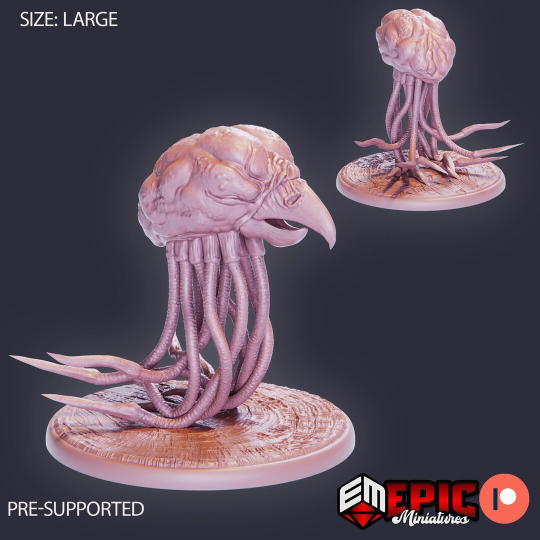 Garish Miniature | Grell Miniature | for D&D 5e, Pathfinder and Other ...
