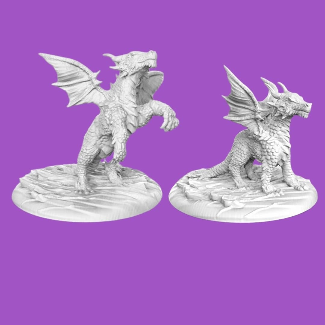Little Dragon Miniature | Dragon Miniature | Beast for Tabletop Rpgs ...