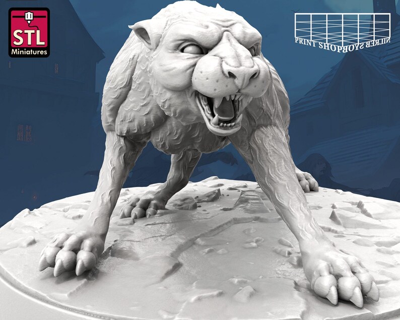 Snow Leopard Miniature Set | Mountain Lion Figure Pack | Frost City ...