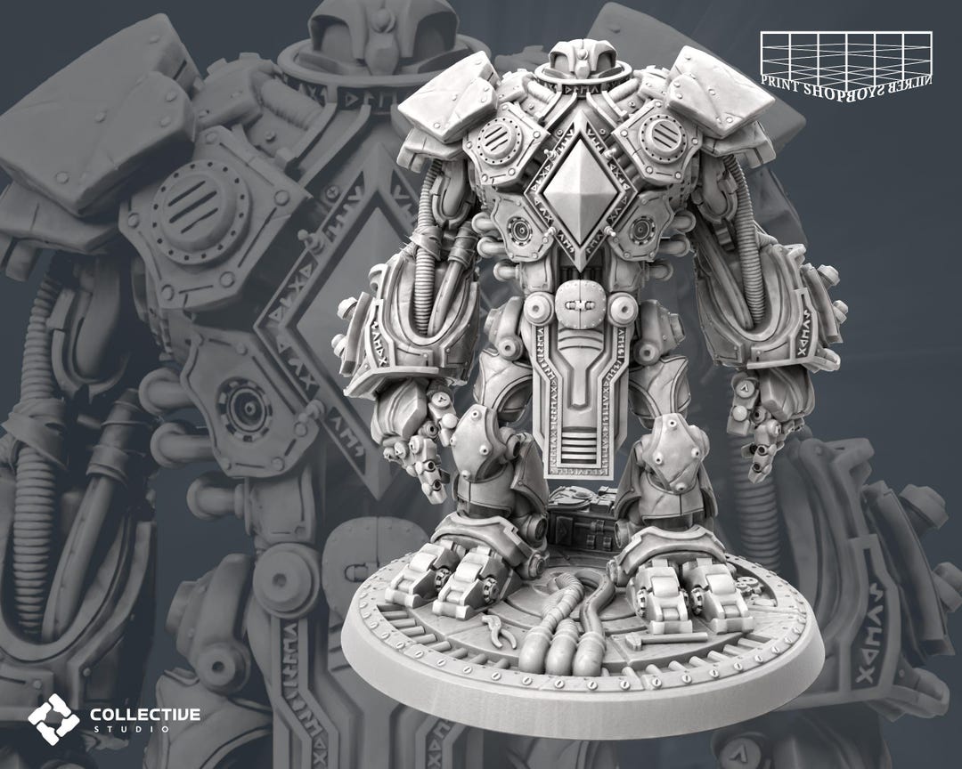 Combat Robot Miniature Gnome Artificer Robot Figure Monsters Construct ...