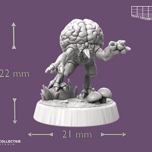 Intellect Devourer Miniature Set | Walking Brains Figure Pack ...
