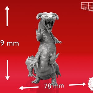 Behir Miniature | for D&D 5e, Pathfinder and Other Rpg's | 32mm | 54mm ...