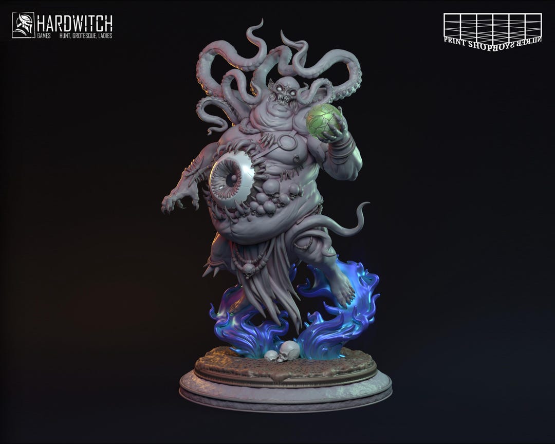 Demonic Seer Bralkor Miniature Eldritch Watcher Figure Abyss Aberration ...