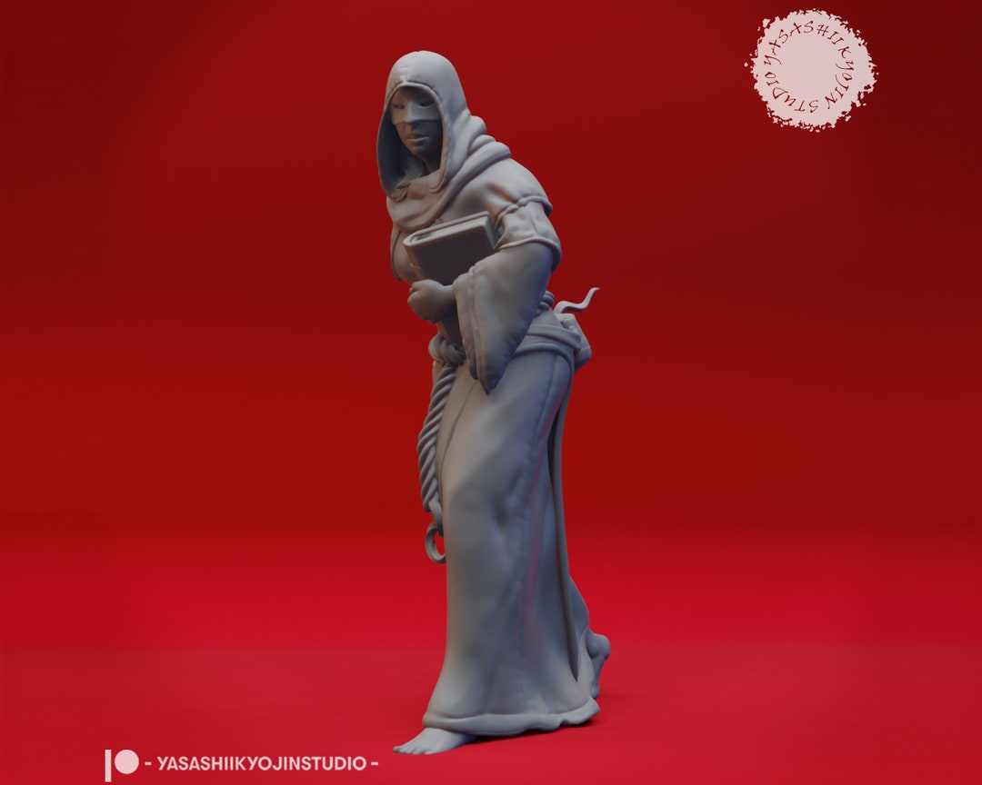 Cult Sister, Assassin Miniature Cult Fanatic Female Miniature for D&D ...