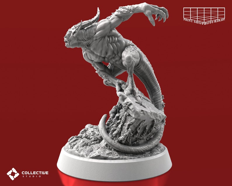 Quasit Miniature | Demon Minion Figure | Shapechanger Monster | Abyssal ...