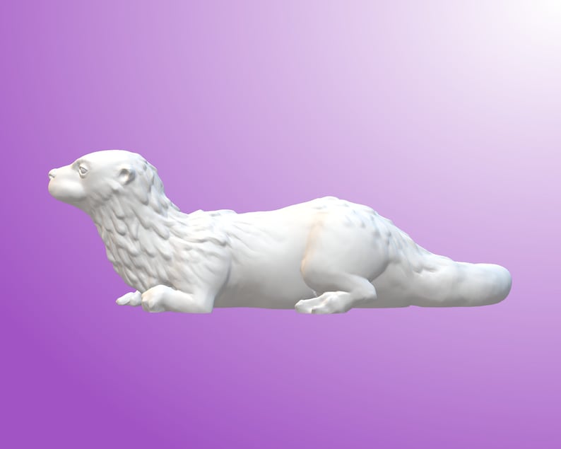 Otter Pack Miniatur Otter Set Miniature for D&D 5e - Etsy