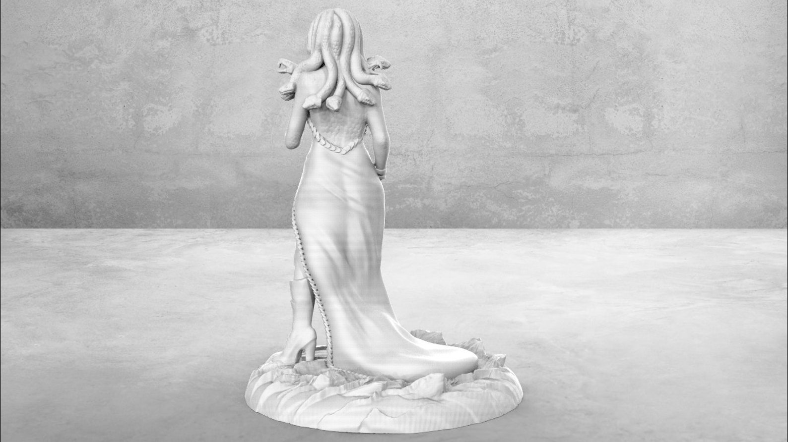 Medusa Miniature Iconic Monsters Tabletop Rpgs Like D&D or Pathfinder ...