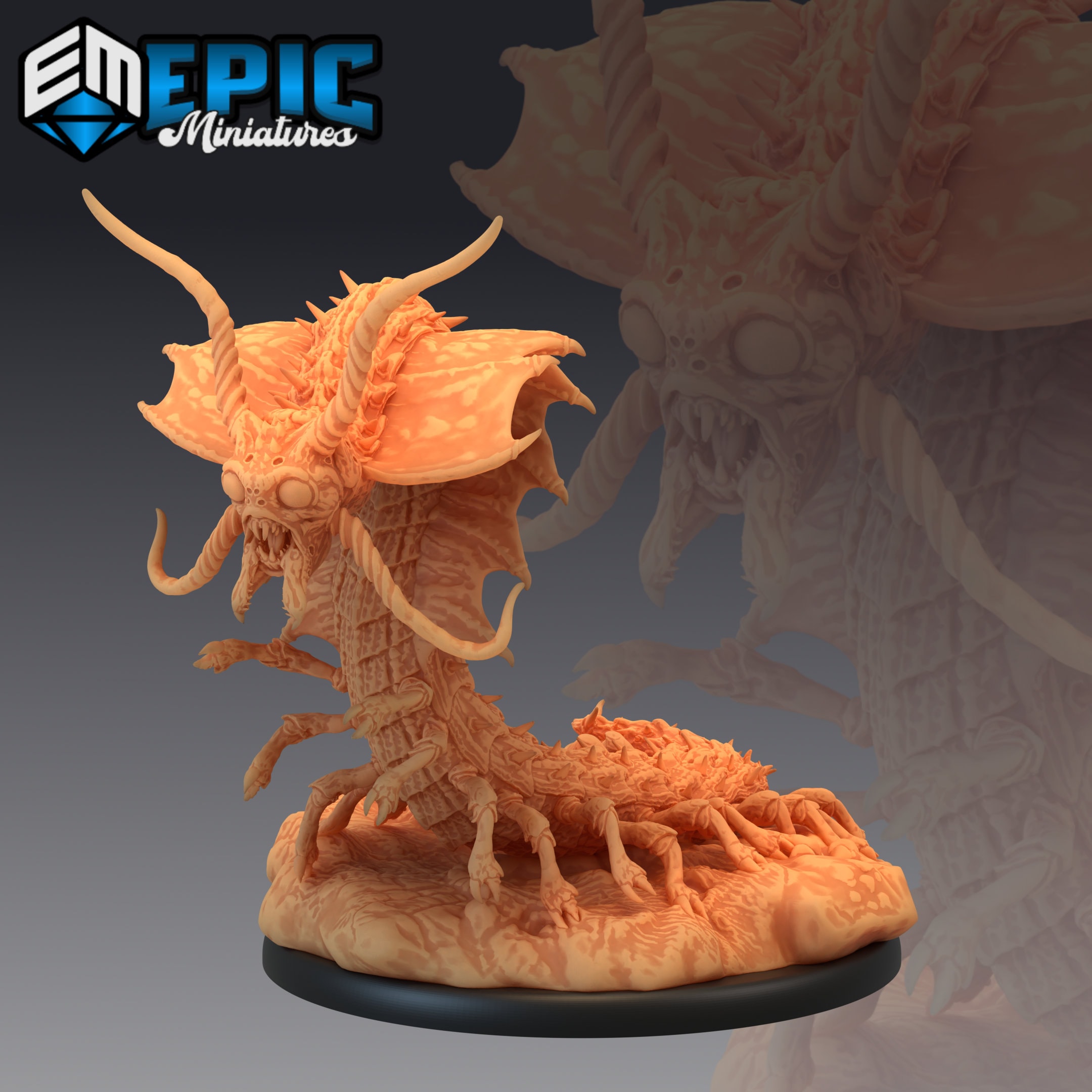 Young Remorhaz Miniature | Young Remorhaz Miniature | for D&D 5e ...