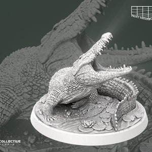 Alligator Miniature | Swamp Crocodile Figure | Monsters | Beasts ...