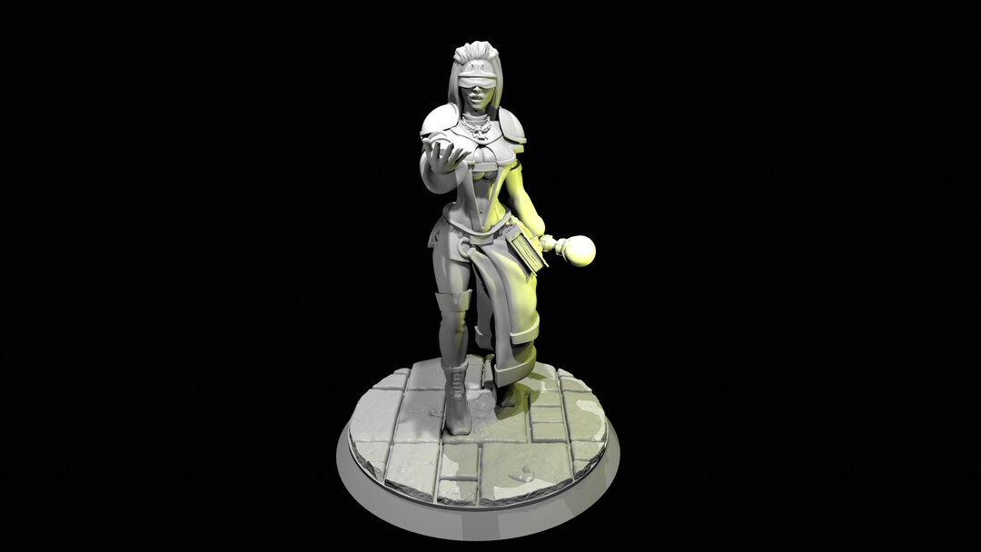 Priestess Seer Miniature | Priestess Seer Miniature | for D&D ...
