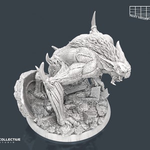 Dire Bat Miniature | Iconic Monster | for D&D 5e, Pathfinder and Other ...