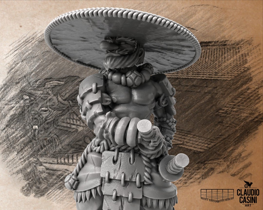 Samurai With Tengu Mask Miniature | Legendary Tengu Fighter Miniature ...