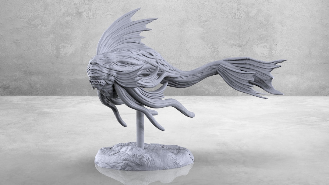 Aboleth Miniature Tabletop Rpgs Like D&D or Pathfinder 28mm - Etsy