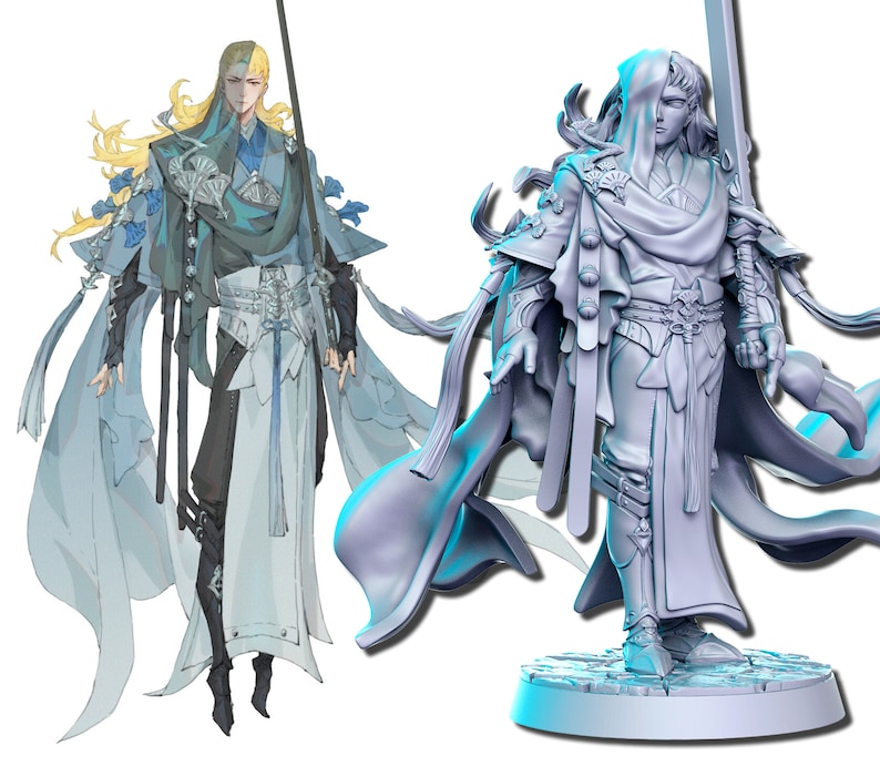 Das Medium Miniatur Oracle Miniature for D&D Pathfinder - Etsy