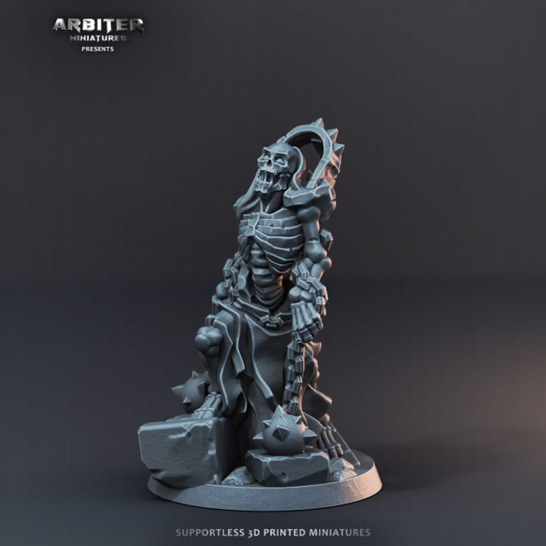 Skeleton Soldier Miniature Skeleton Soldier Miniature for D&D 5e ...