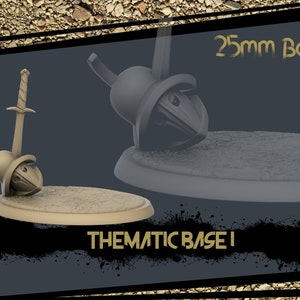 3D Printed Dungeons and Dragons Figure, Gladiator Fighter Sword and ...
