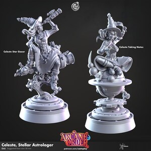 Star Explorer Miniature | Female Stellar Artificier Figure | NPC ...