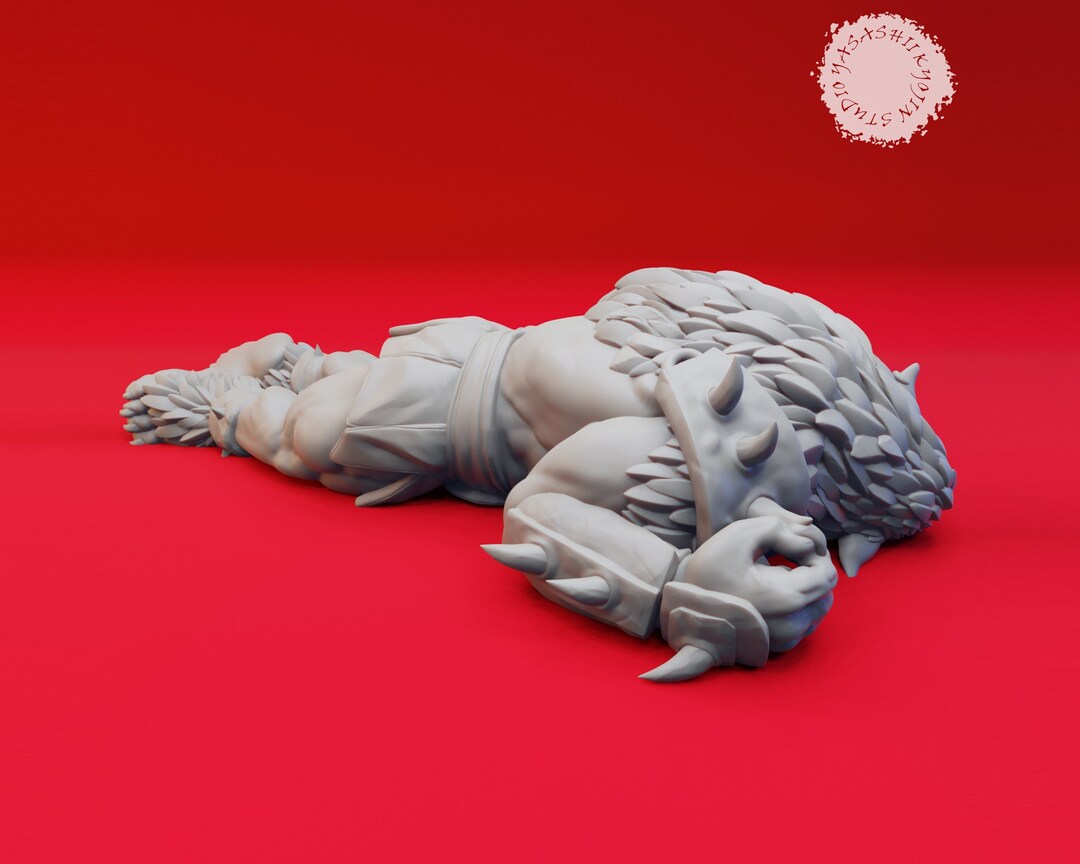 Dead Bug Miniature | Bugbear Dead Body Miniature | for D&D 5e ...