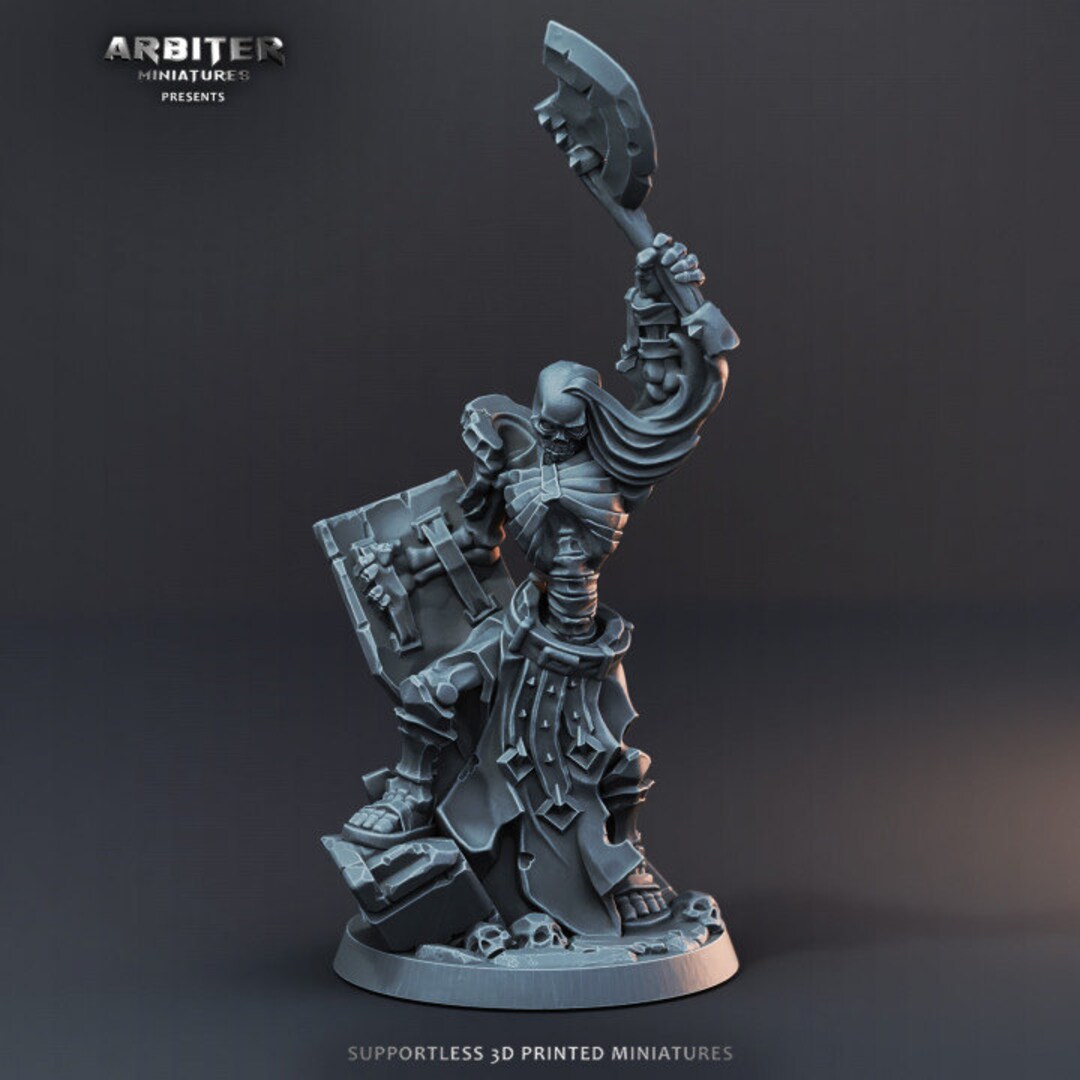 Skeleton Fighter Miniature | Skeleton Fighter Miniature | for D&D 5e ...