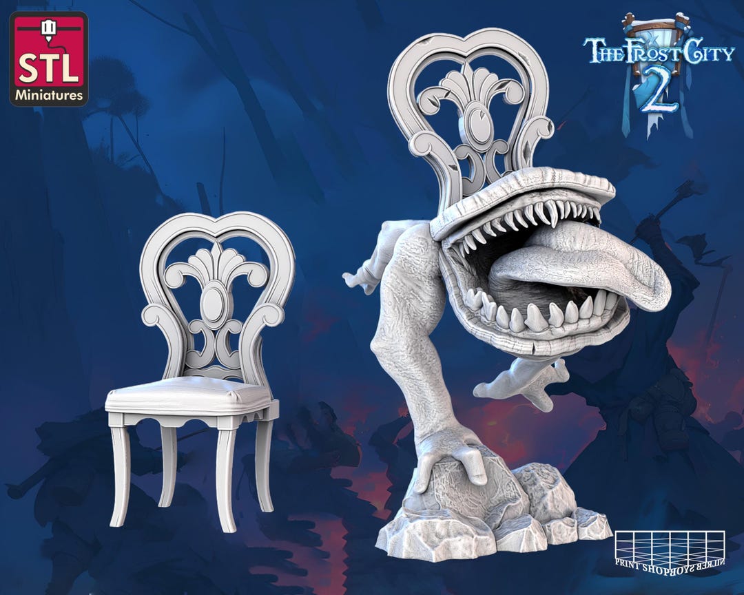 Chair Mimic Miniature Set | Living Chair Figure Pack | Tabletop ...