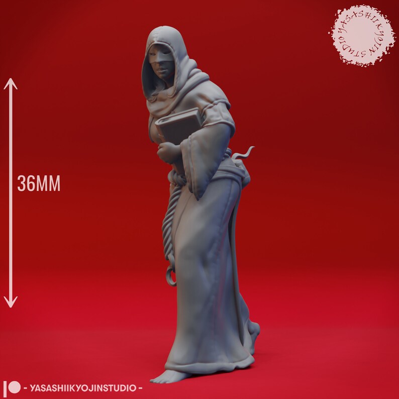 Cultist at Prayer Miniature Praying Cult Fanatic Miniature - Etsy