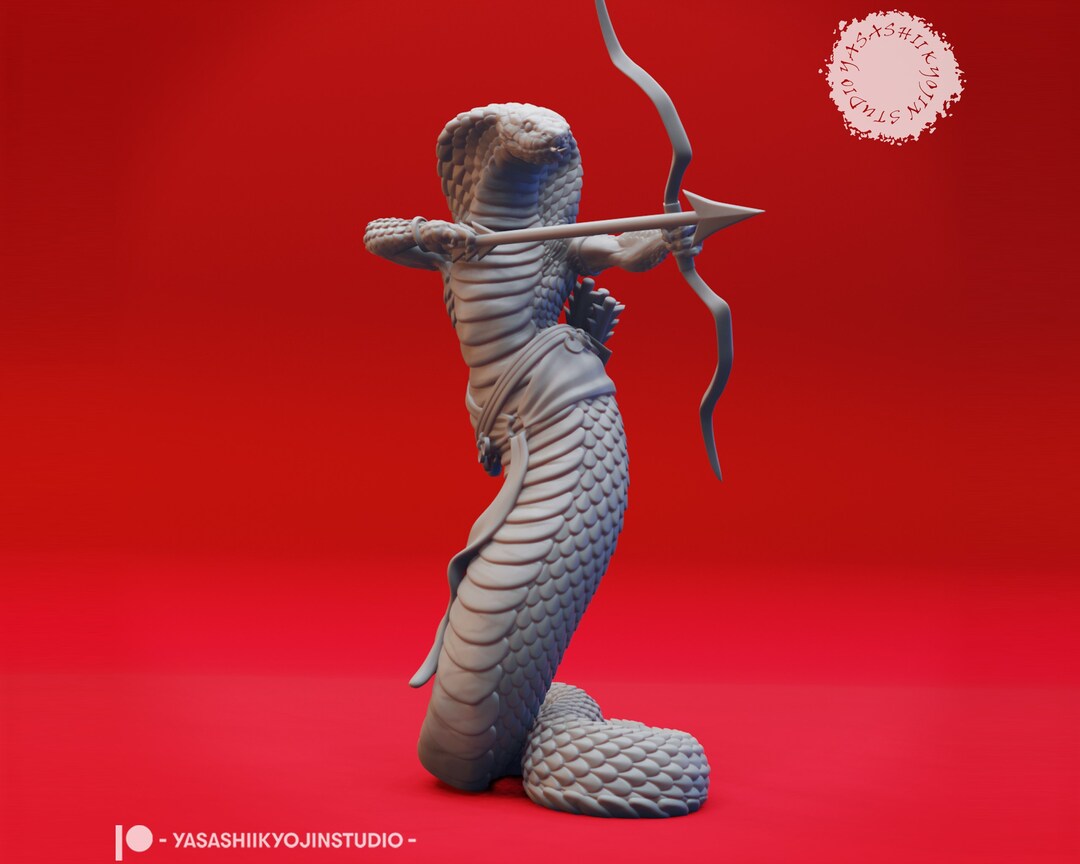 Snakefolk Archer Miniature | Snakefolk Archer Miniature | for D&D 5e ...