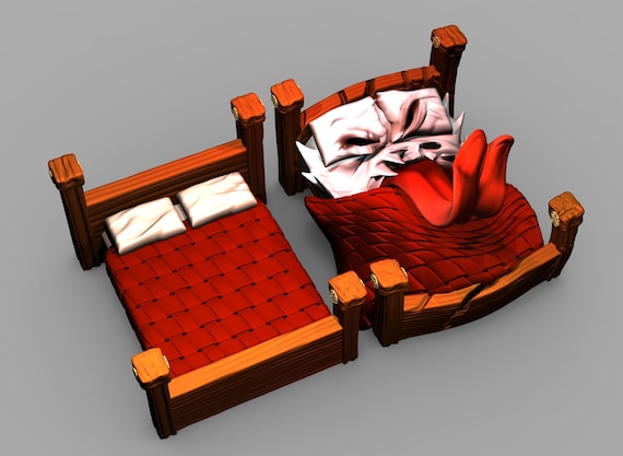 Mimic Bed Mimic Bed for D&D 5e Pathfinder and Other - Etsy