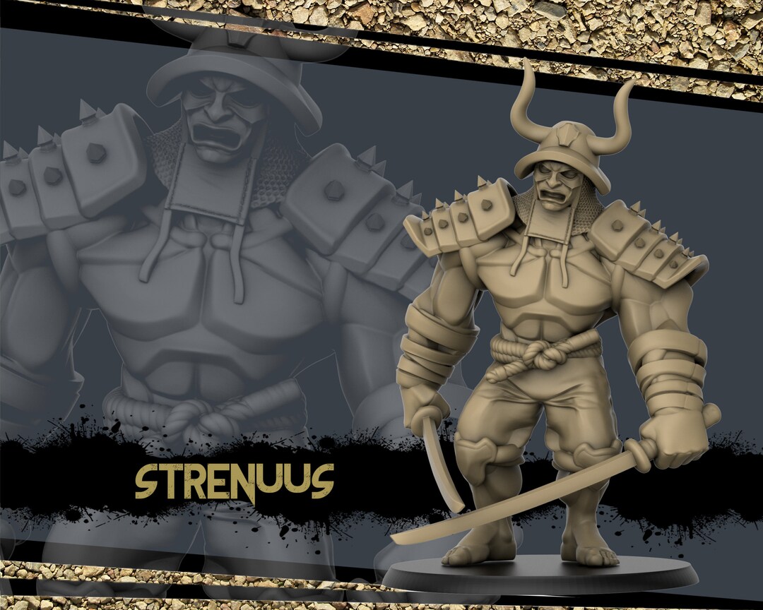 Strenuus Gladiator Ronin Miniature Samurai Fighters Glorious Gladiators ...