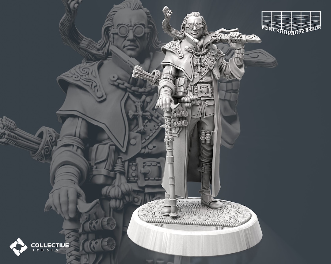 Vampire Hunter Miniature Monster Slayer Miniatures Townsfolk Npcs for D ...