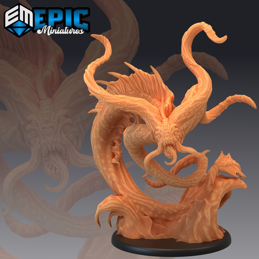 Attacking Swamp Monster Miniature Swamp Aboleth Attacking Encounter for ...