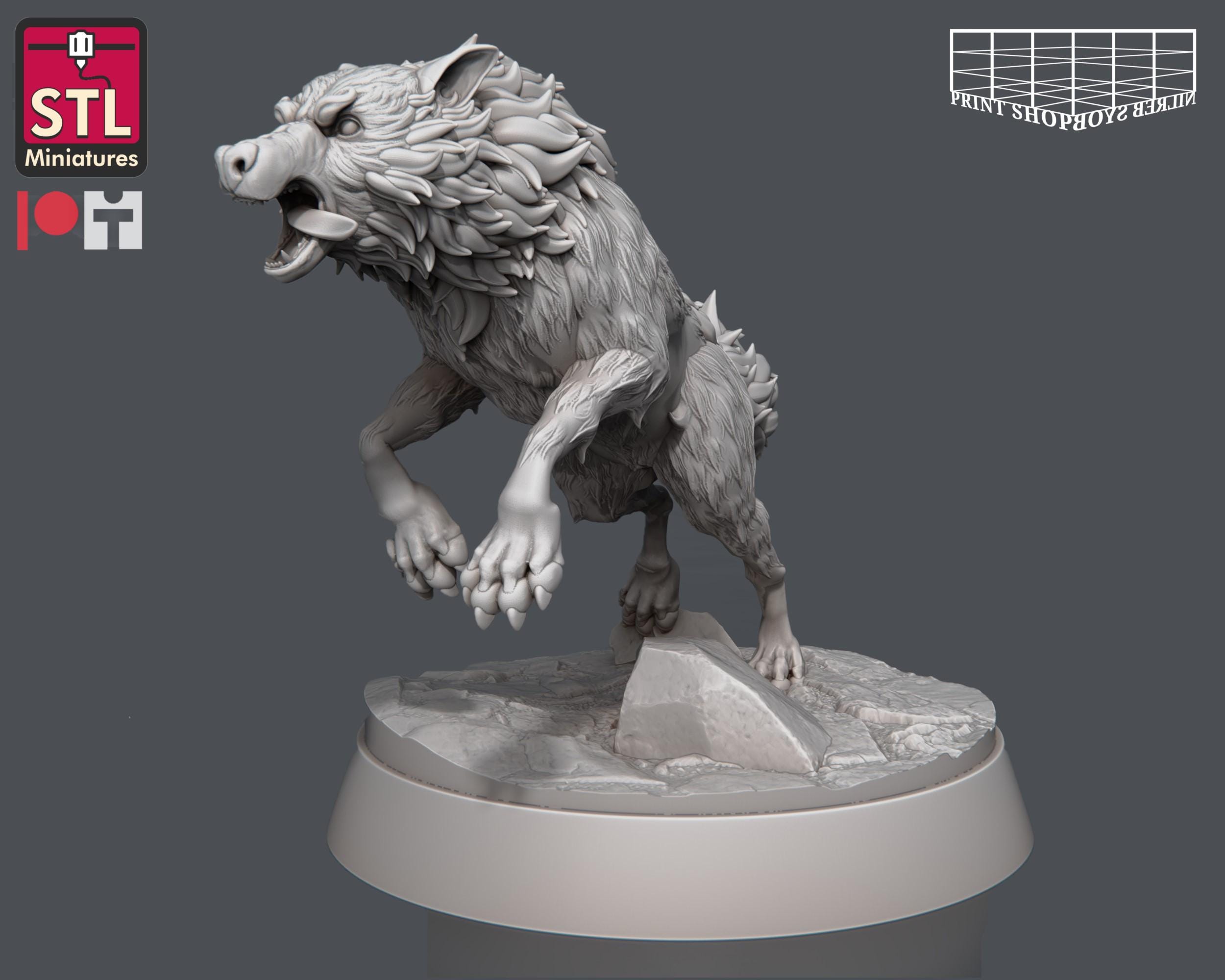 Wild Wolf Pack Miniature Set | Wolves Herd Figure Pack | Forest ...