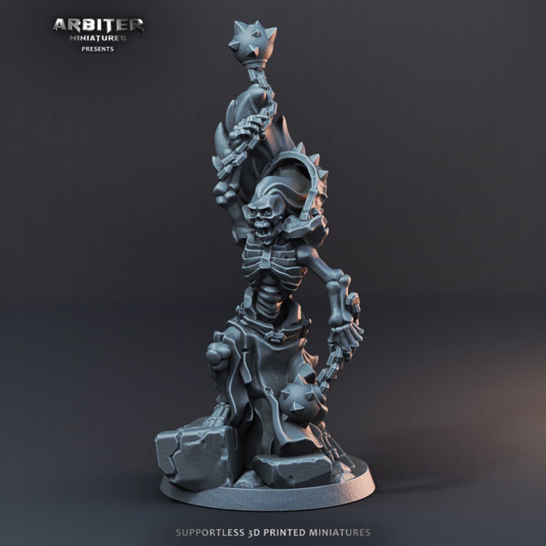 Skeleton Veteran Miniature Skeleton Veteran Miniature for D&D 5e ...