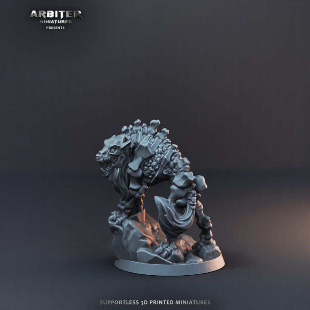 Zombie Dog Miniature | Zombie Dog Miniature | for D&D 5e, Pathfinder ...