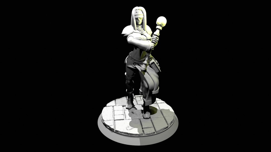 Priestess Sorceress Miniature Priestess Sorceress Miniature for D&D ...