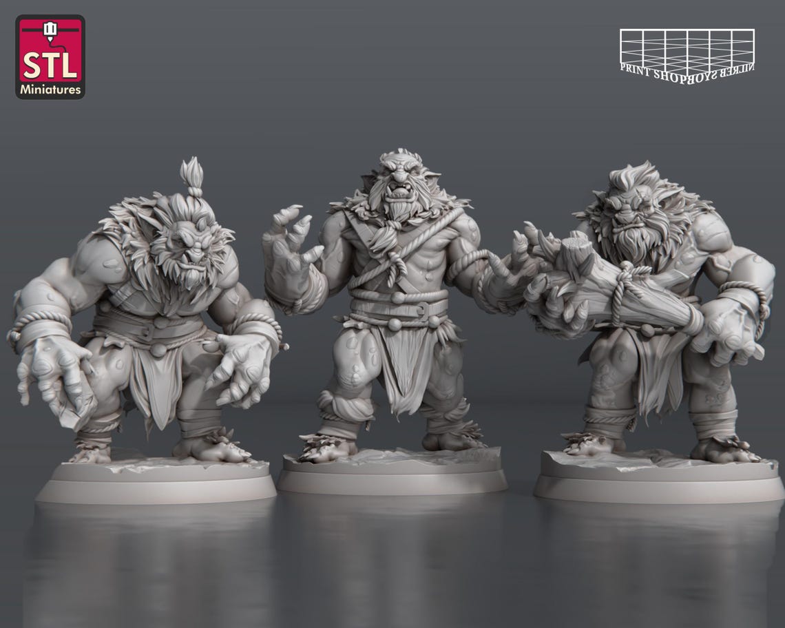 Snow Troll With Club Miniature | Ice Trolls Figure Pack | Iconic ...