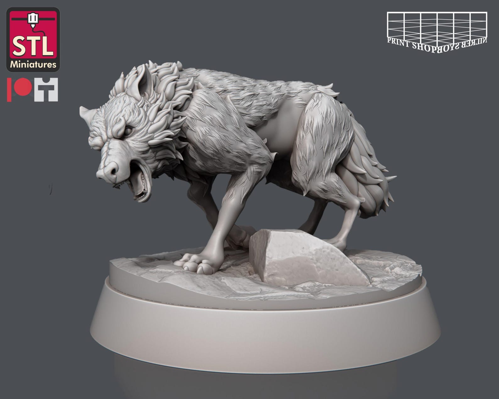 Wild Wolf Pack Miniature Set | Wolves Herd Figure Pack | Forest ...